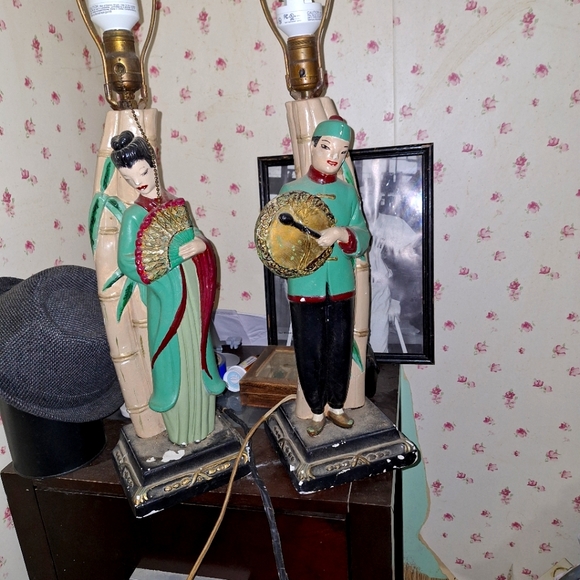 Art | Mid Century Chalk Lamps Only Ones That I Can Find In Existence ...